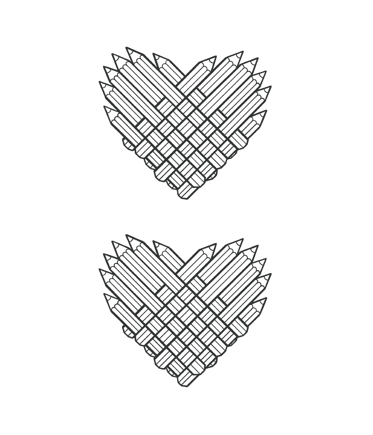 Mal-selv-julekort Hjerte – Beatdown